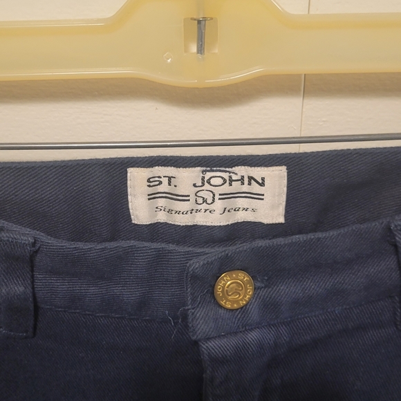 St. John | Jeans | St John Vintage Signature Jean Navy Size | Poshmark